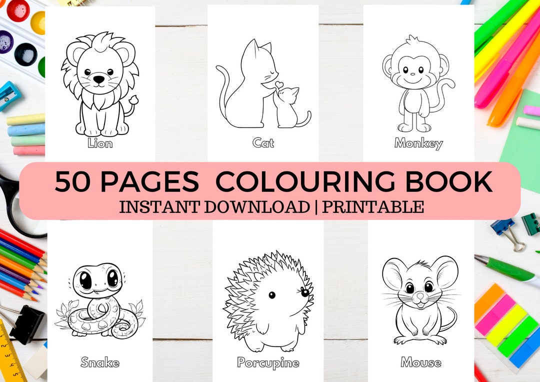 50 Easy Coloring Pages for Kids, Toddlers, Preschoolers Toddlers ...