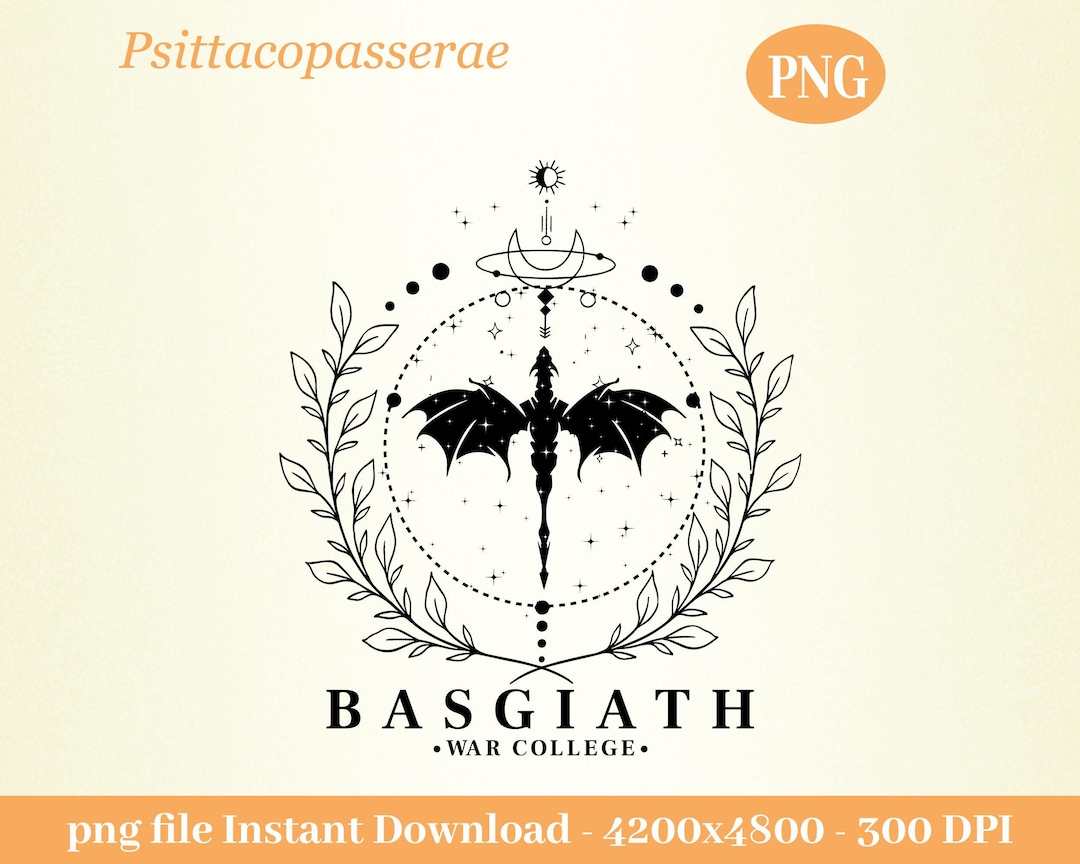 Basgiath Fourth Wing PNG Rebecca Yarros Png Romantasy - Etsy Australia