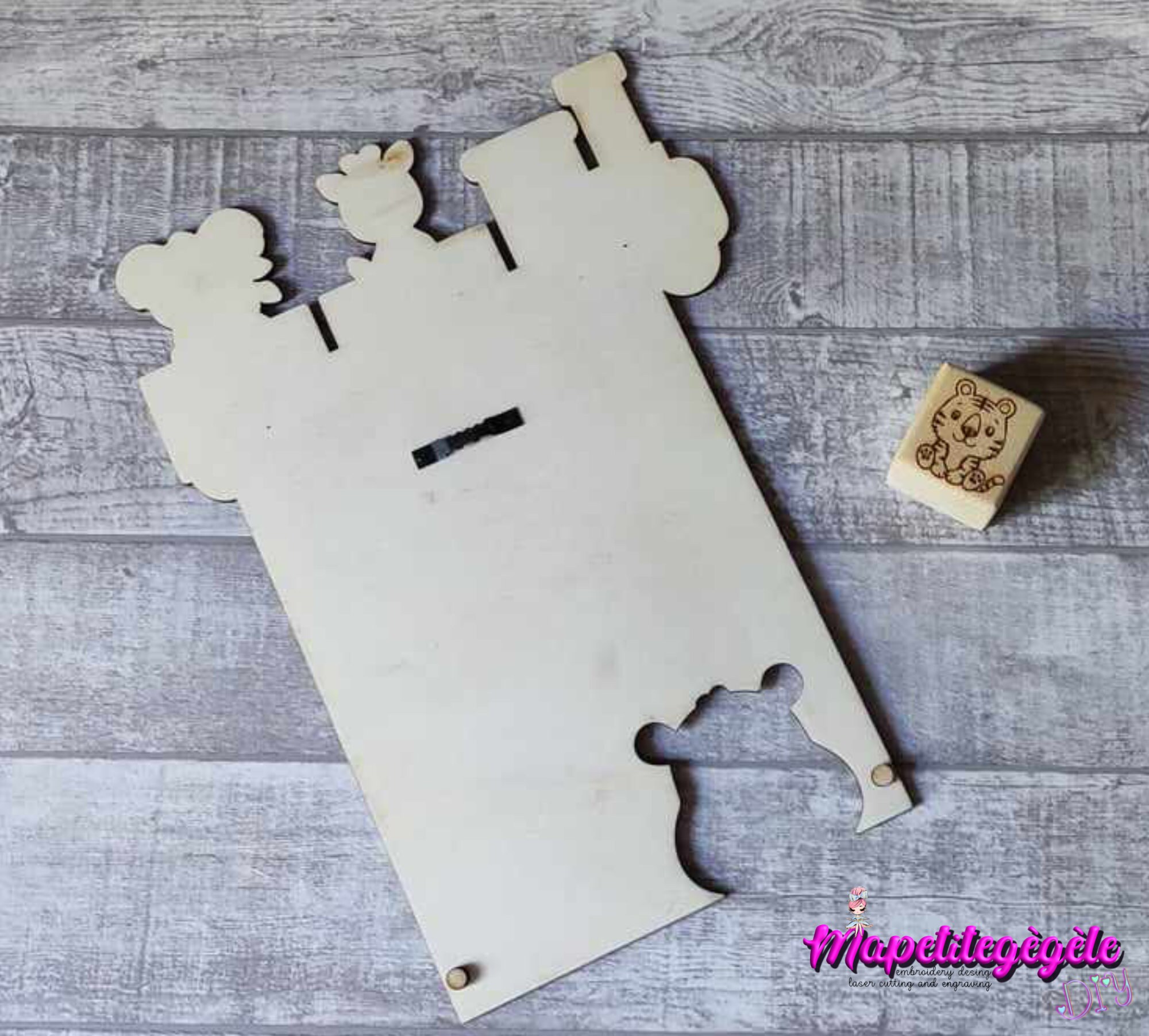 Height Chart for Children - Personalized Growth Curve - Wooden Growth ...
