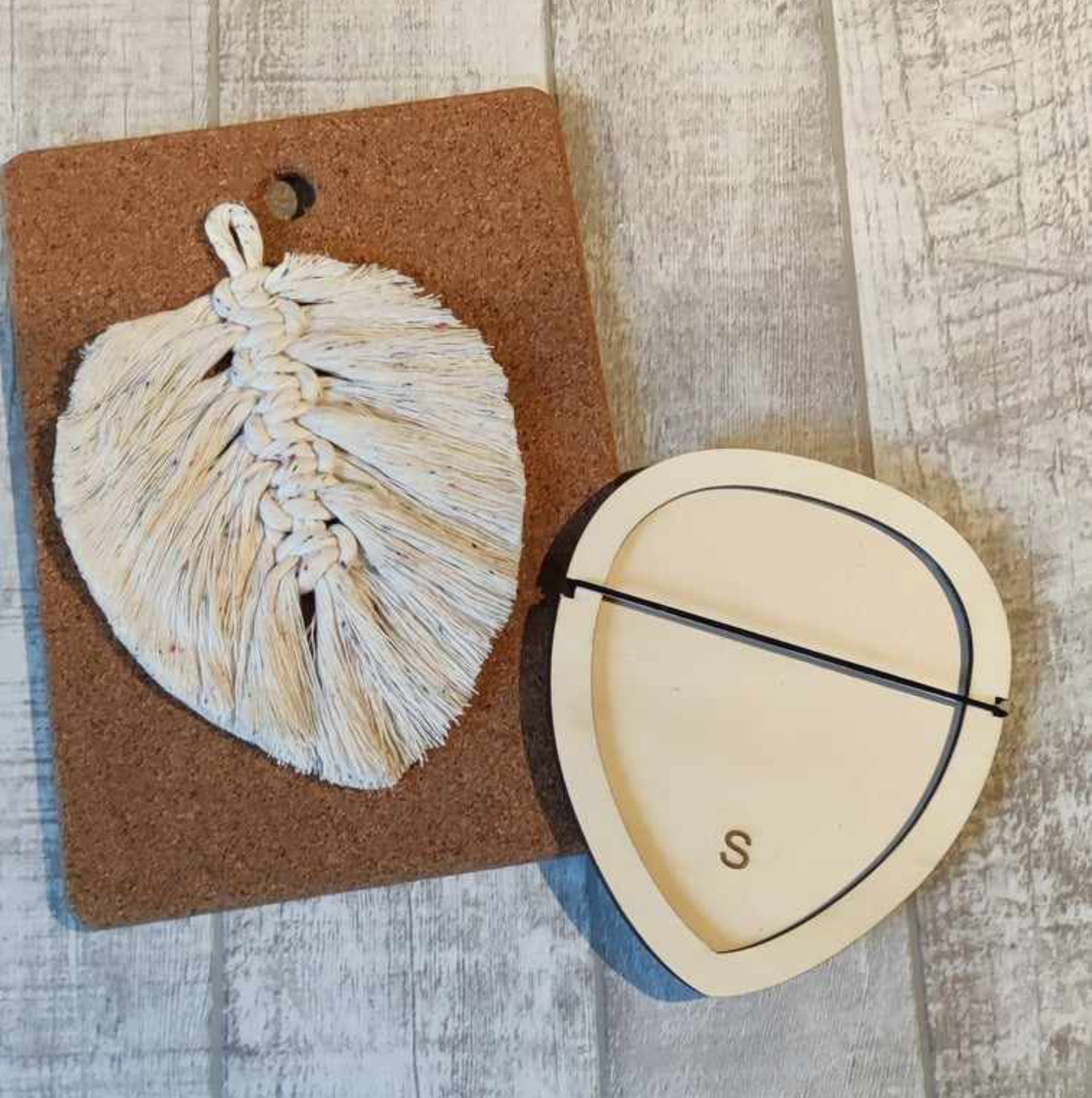 Macrame Leaf and Feather Cutting Template / Macrame Wall Hanging Tool / Macrame Cutting Template ...