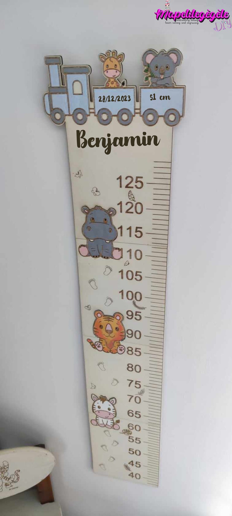 Tabla de altura para niños Tabla de crecimiento - Etsy España