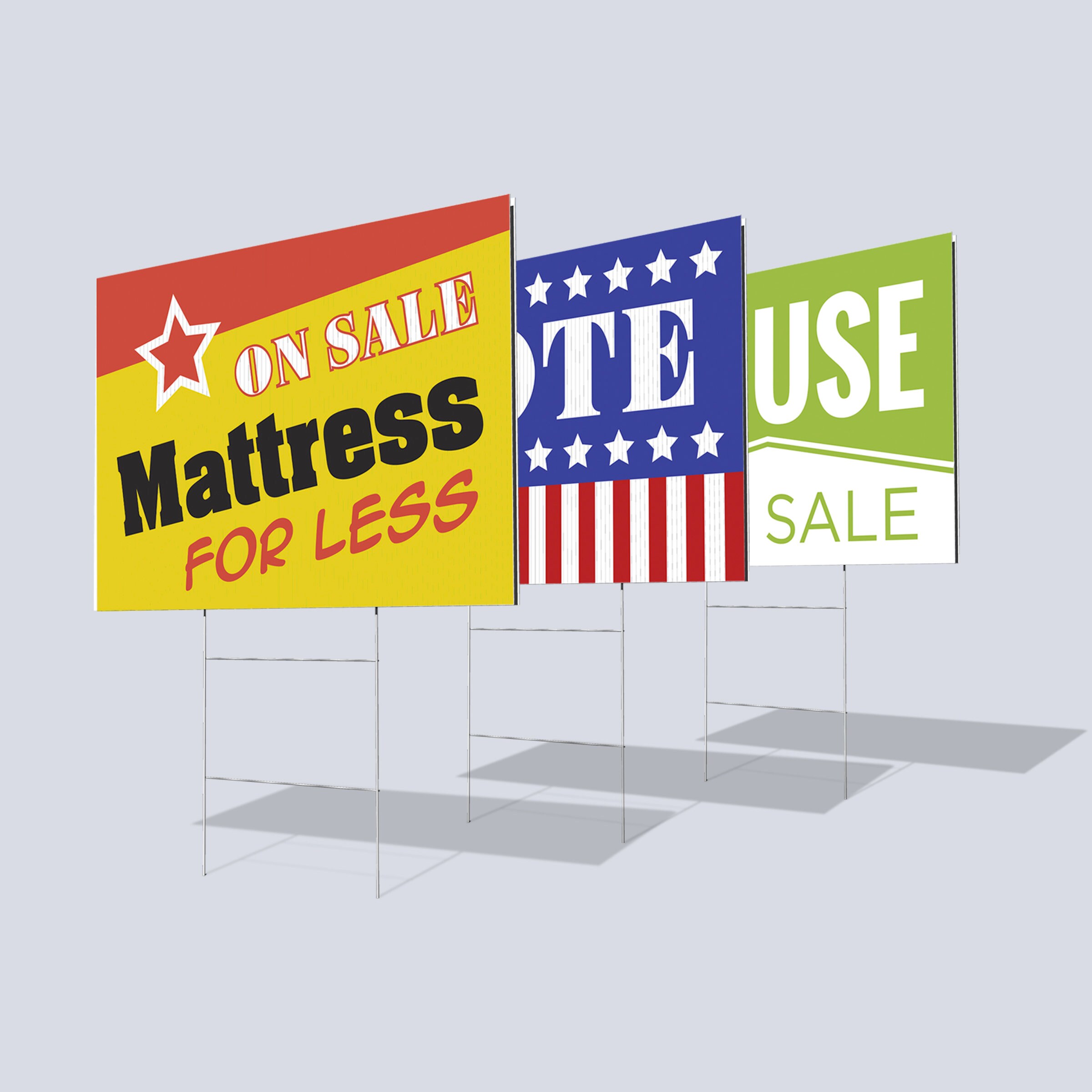 Coroplast 24x18 in Sign (pack of 3) Double-sided Printing - Etsy