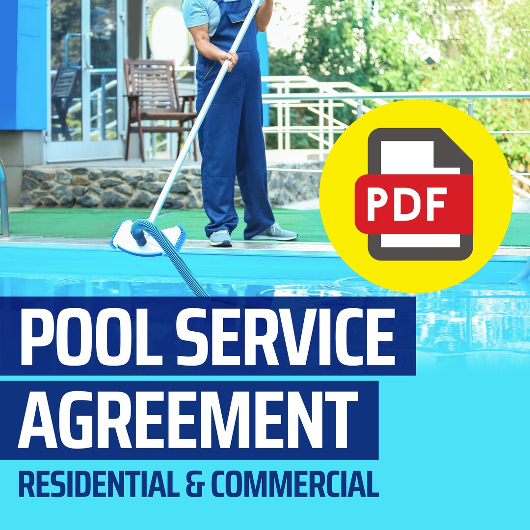 PDF Pool Service Agreement - Residential & Commercial - Etsy