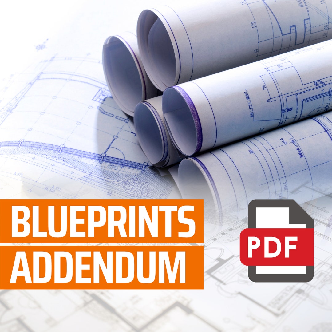 PDF BLUEPRINTS Addendum - Remodeling - Etsy