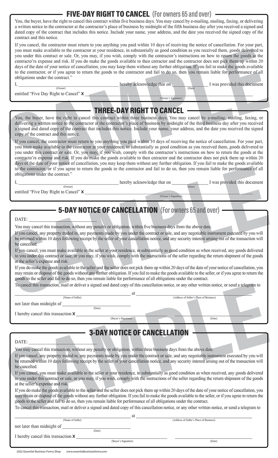 Fillable PDF Swimming Pool Construction Contract Pack for Remodeling ...