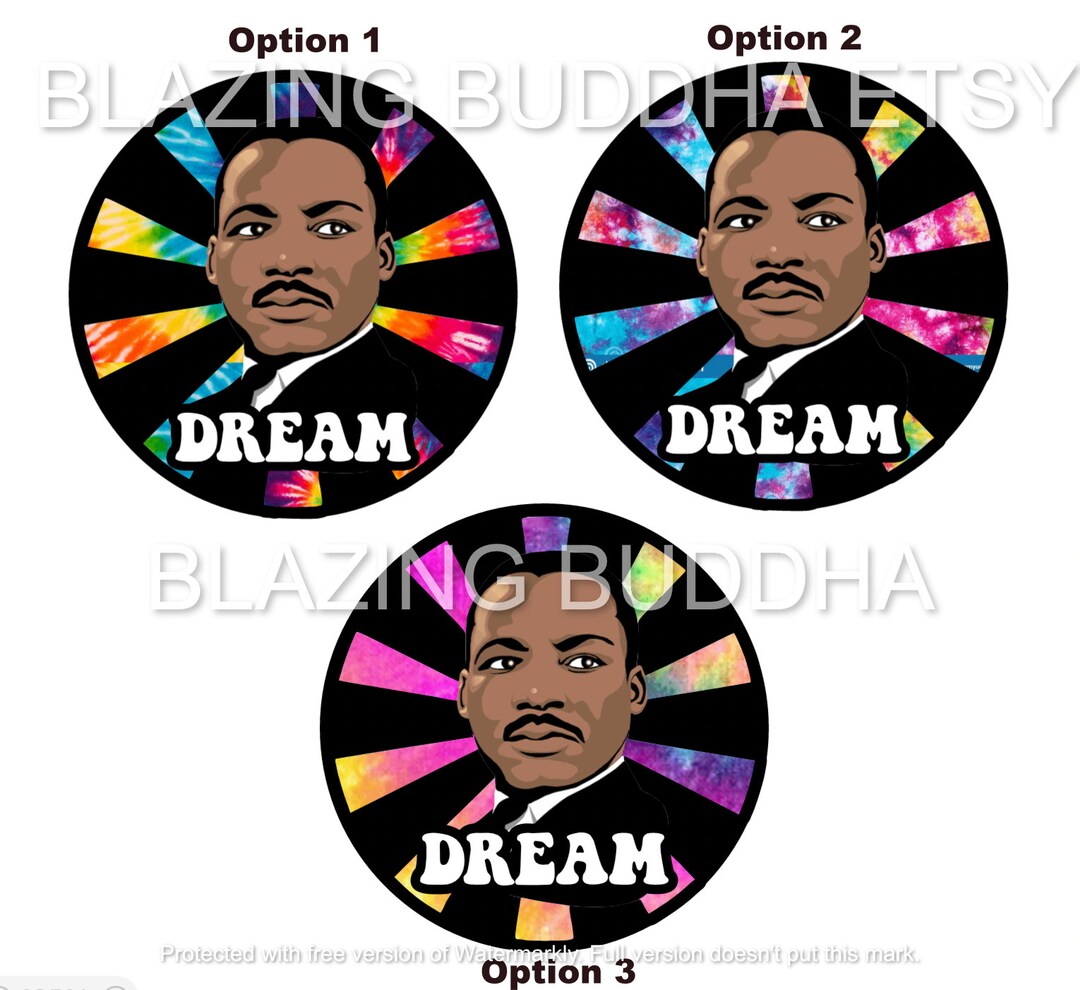 MLK Dream Stickers Martin Luther King Jr 3inch Stickers - Etsy