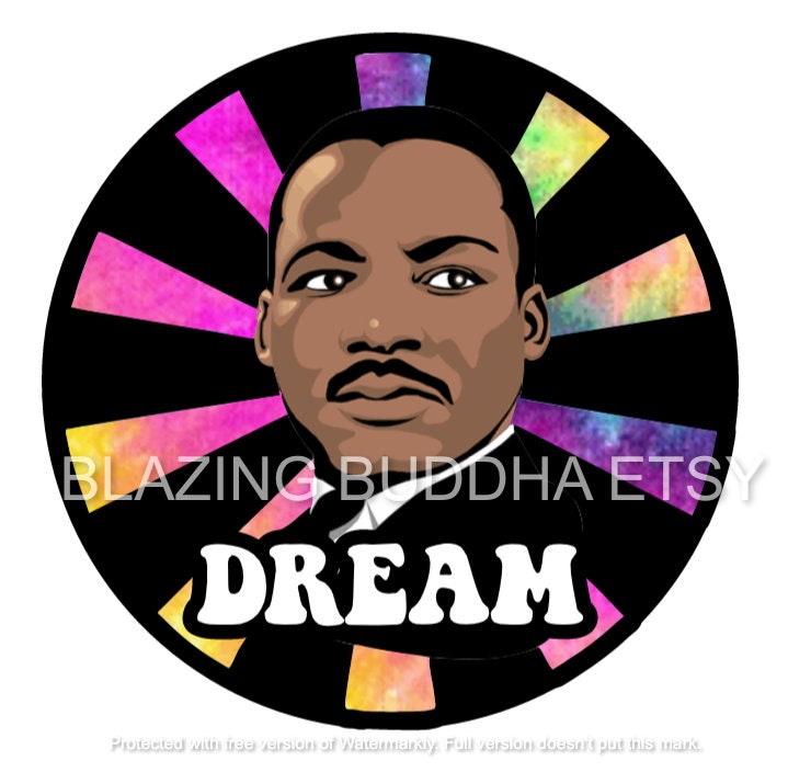 MLK Dream Stickers Martin Luther King Jr 3inch Stickers - Etsy