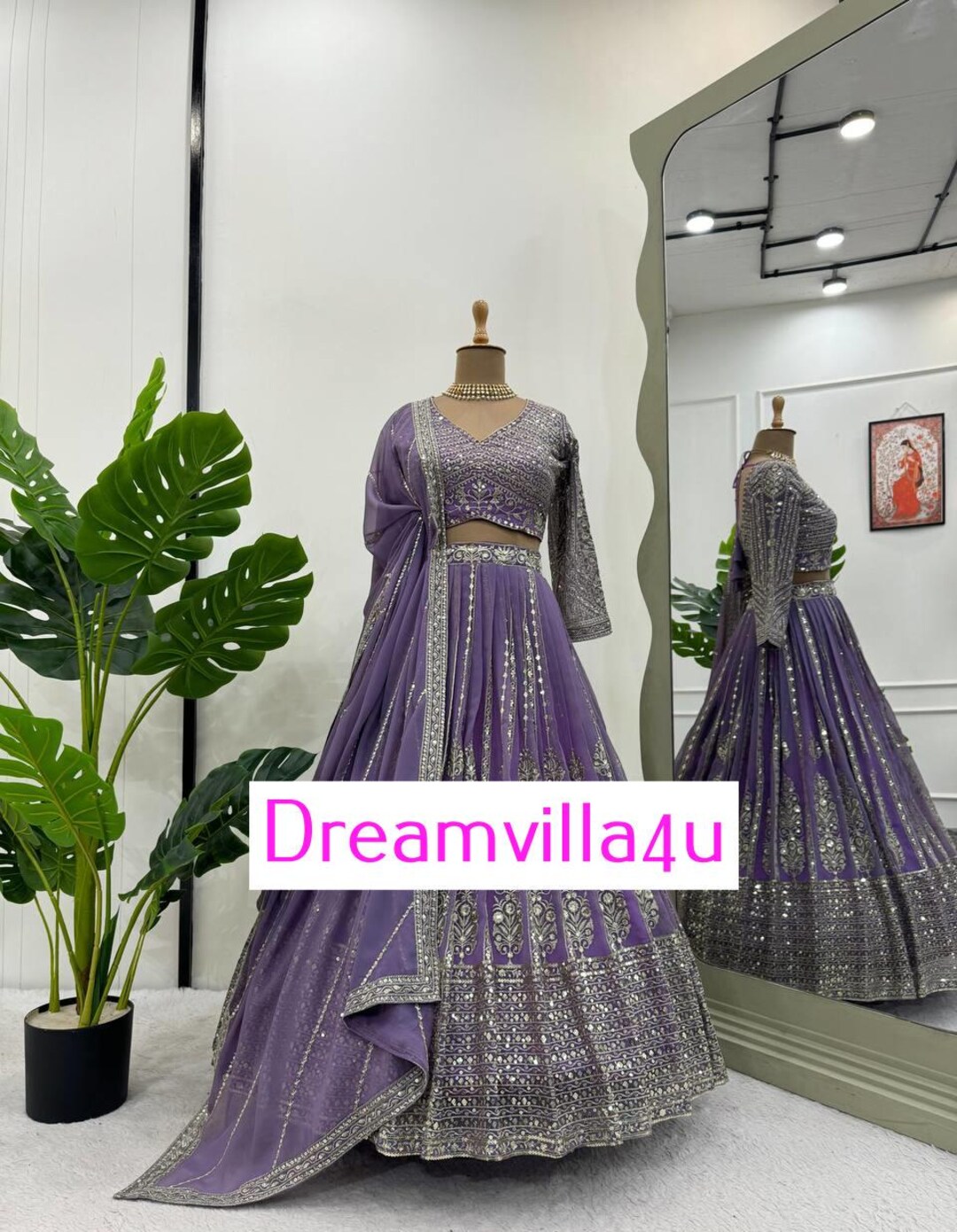 Amazing Purple Color Lehenga Choli for Women Indian Wedding Party Wear ...