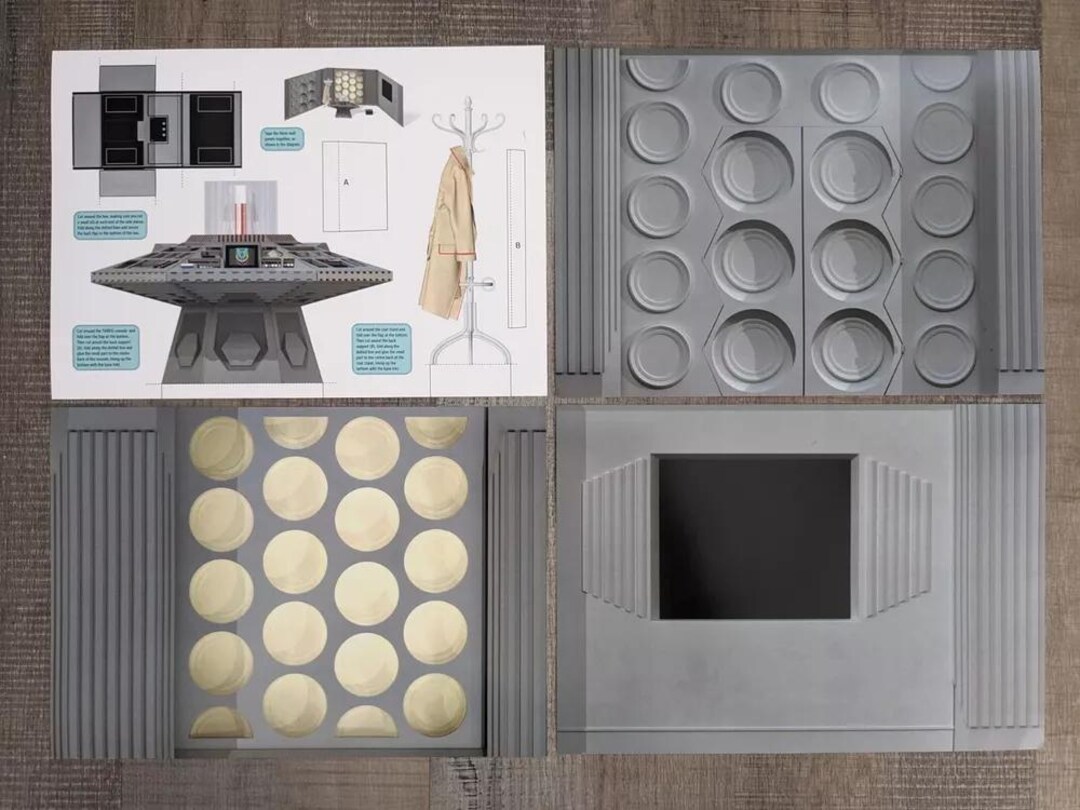 5th Doctor Who TARDIS Diorama: Build Your Own Console Room Kit - Etsy UK