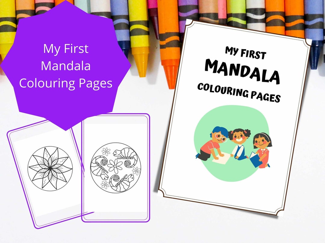 Mindful Colouring 20 Mandala Colouring Pages - Perfect for Children of ...
