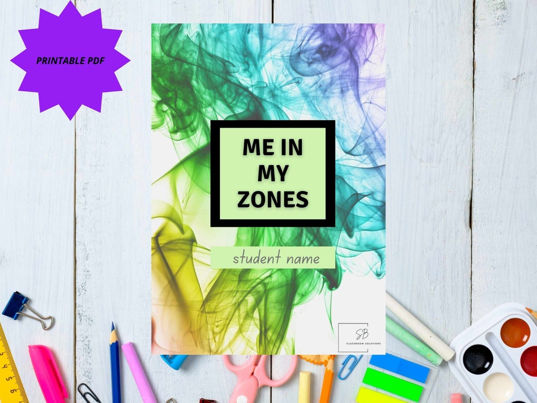 UPDATED!! Me in My Zones-student Self Regulation Worksheets - Y Chart ...