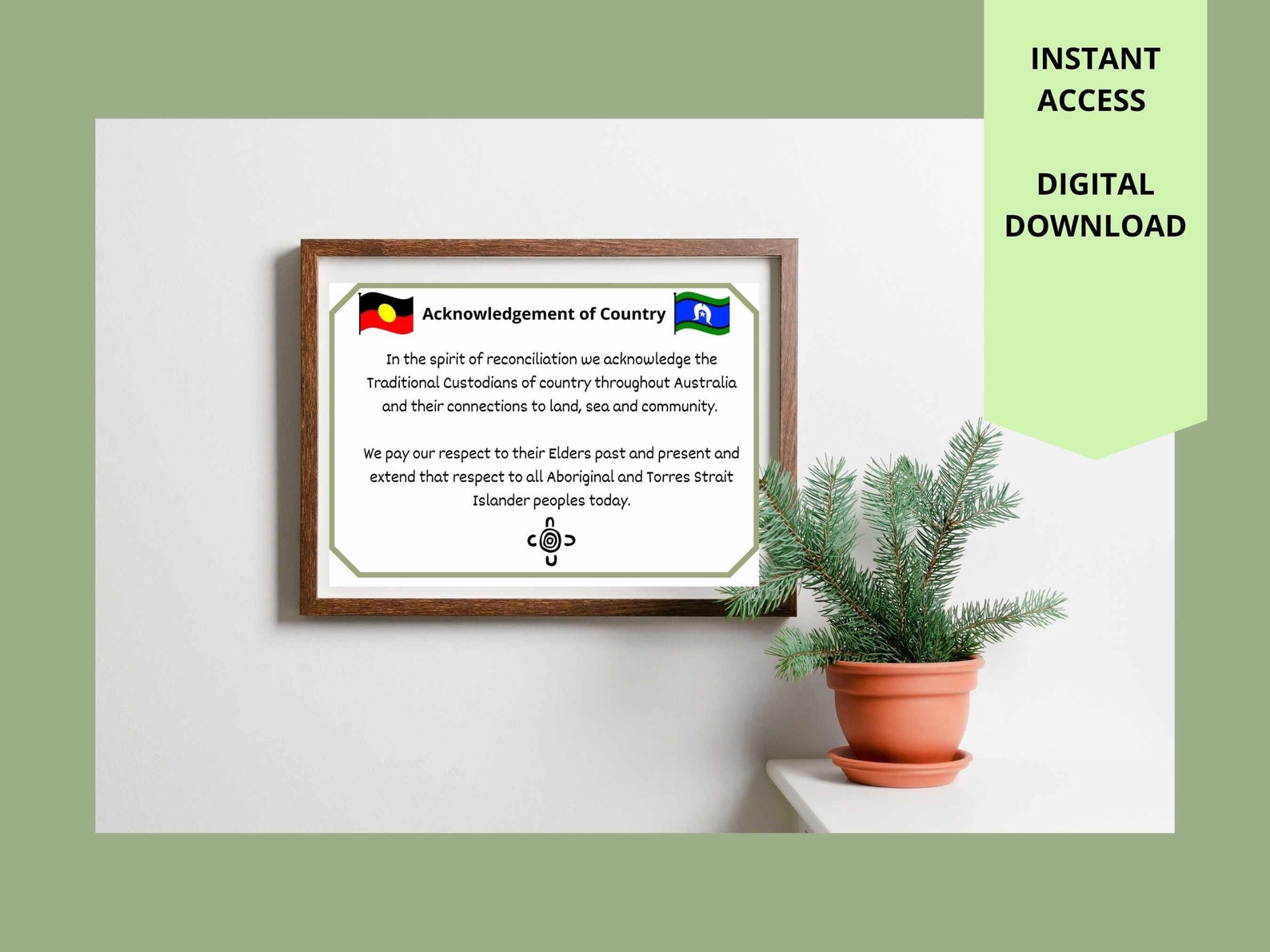 Acknowledgement of Country Poster A4 PDF - Etsy Australia