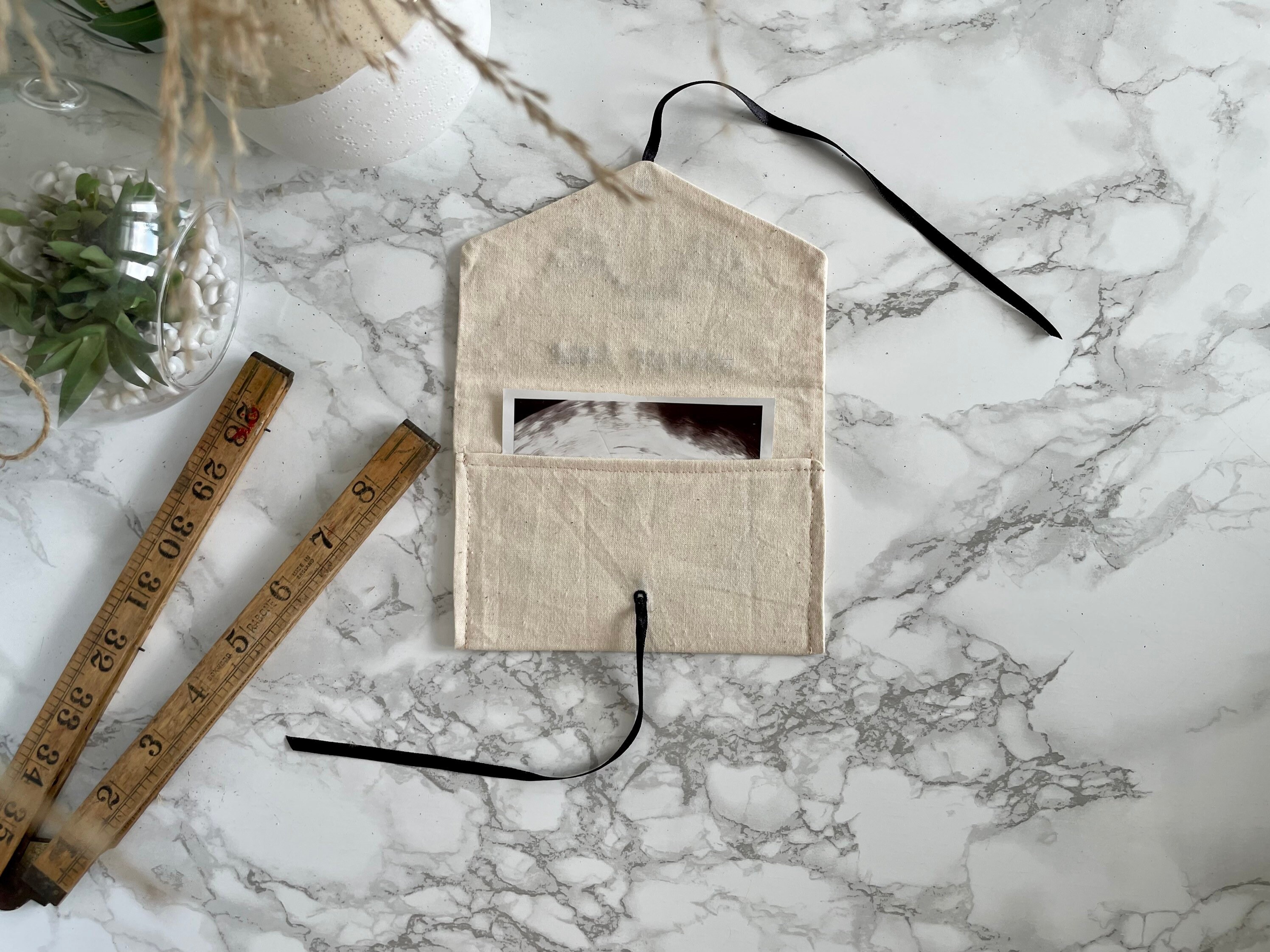 Miscarriage Baby Loss Ultrasound Scan Keepsake Personalised Fabric ...