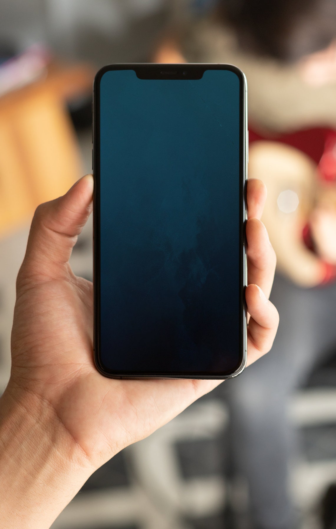 Dark Blue Textured / Abstract / Phone Lock Screen / Smartphone ...