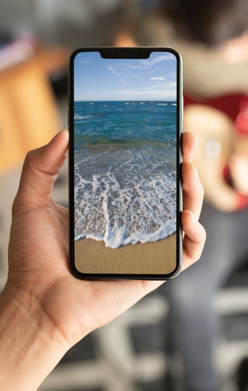 Waves iPhone Wallpaper / Abstract / Phone Lock Screen / Smartphone ...