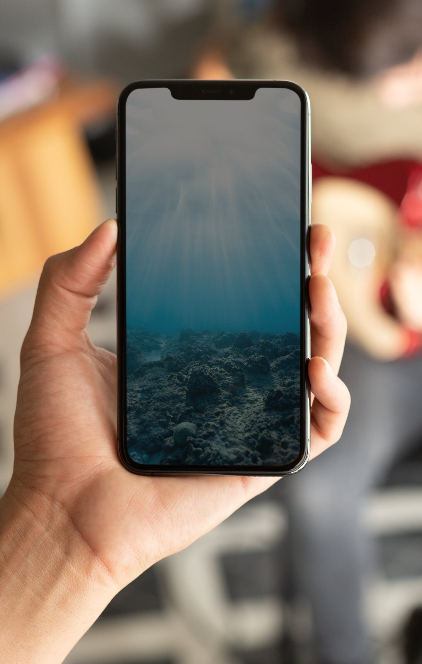 Ocean Floor iPhone Wallpaper / Abstract / Phone Lock Screen / - Etsy