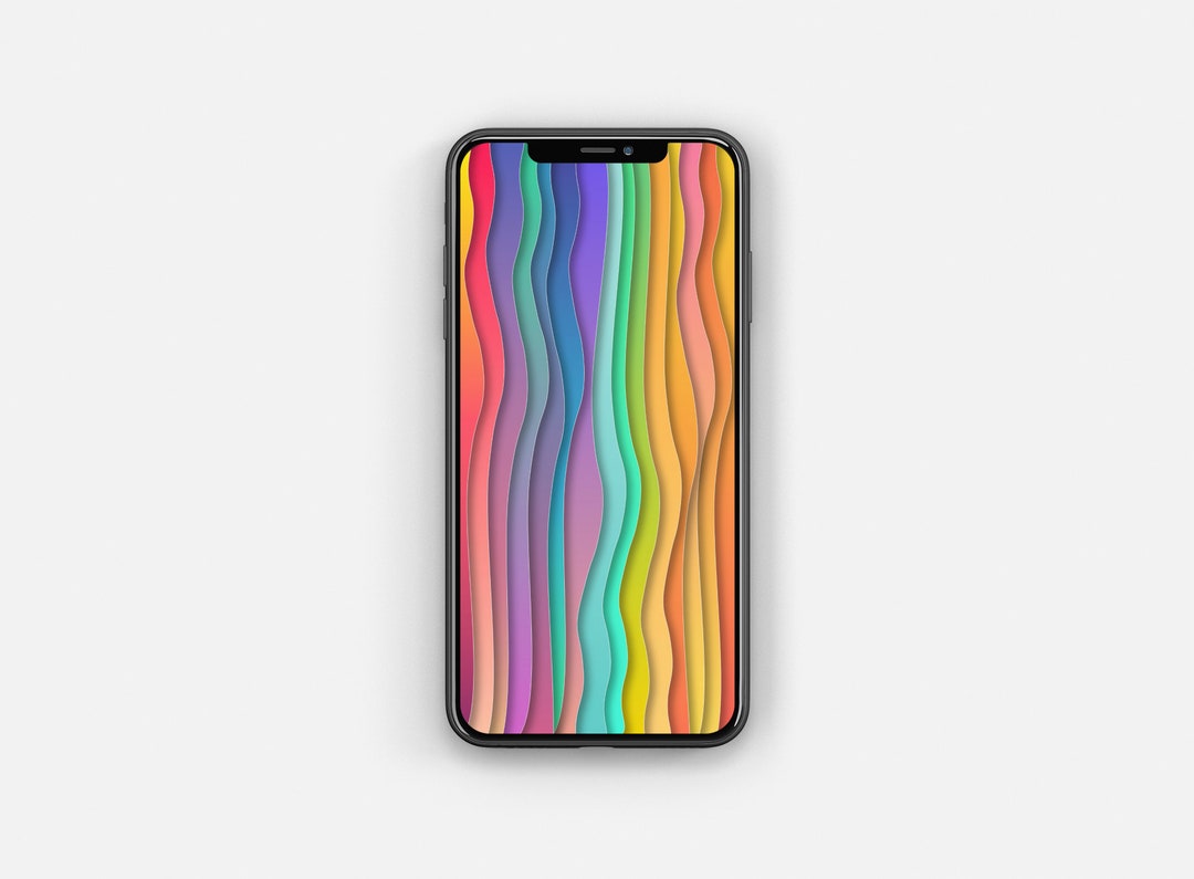 Rainbow Abstract iPhone Wallpaper: LGBTQ Pride (digital Download) - Etsy