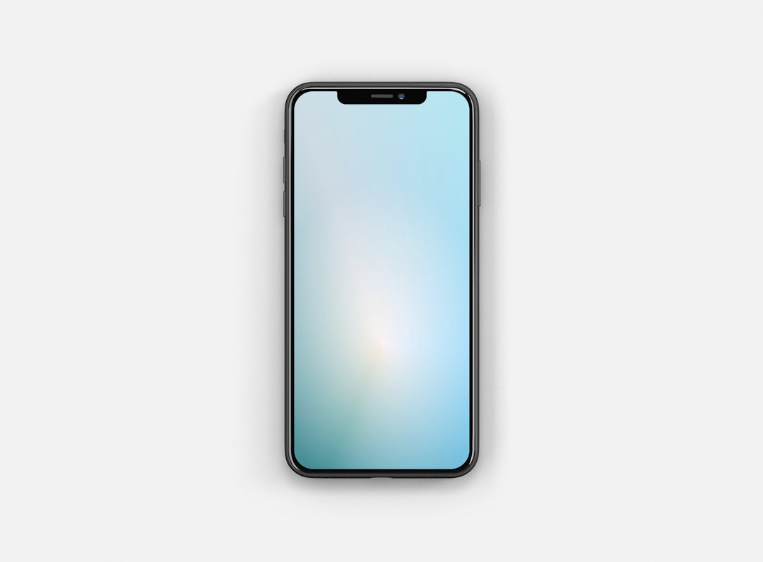 Pale Blue iPhone Wallpaper / Abstract / Phone Lock Screen / Smartphone ...
