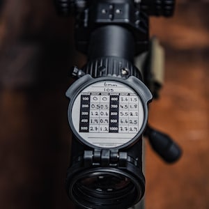 Scope DOPE Sticker (set of 3) – Rifle Data Card for Inside Scope Cap - Etsy