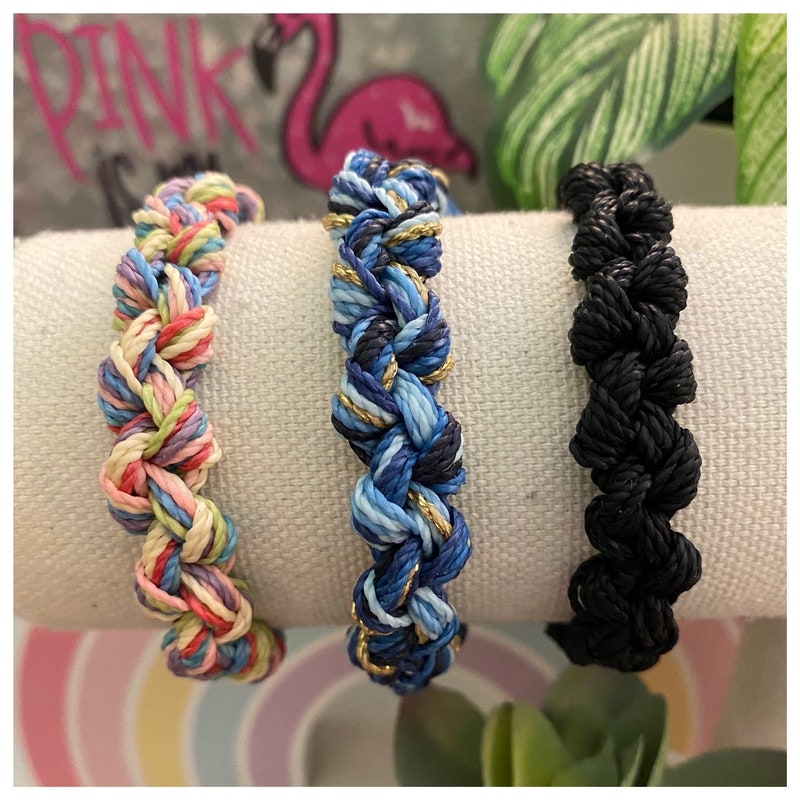 Square Knot Bracelet - Etsy