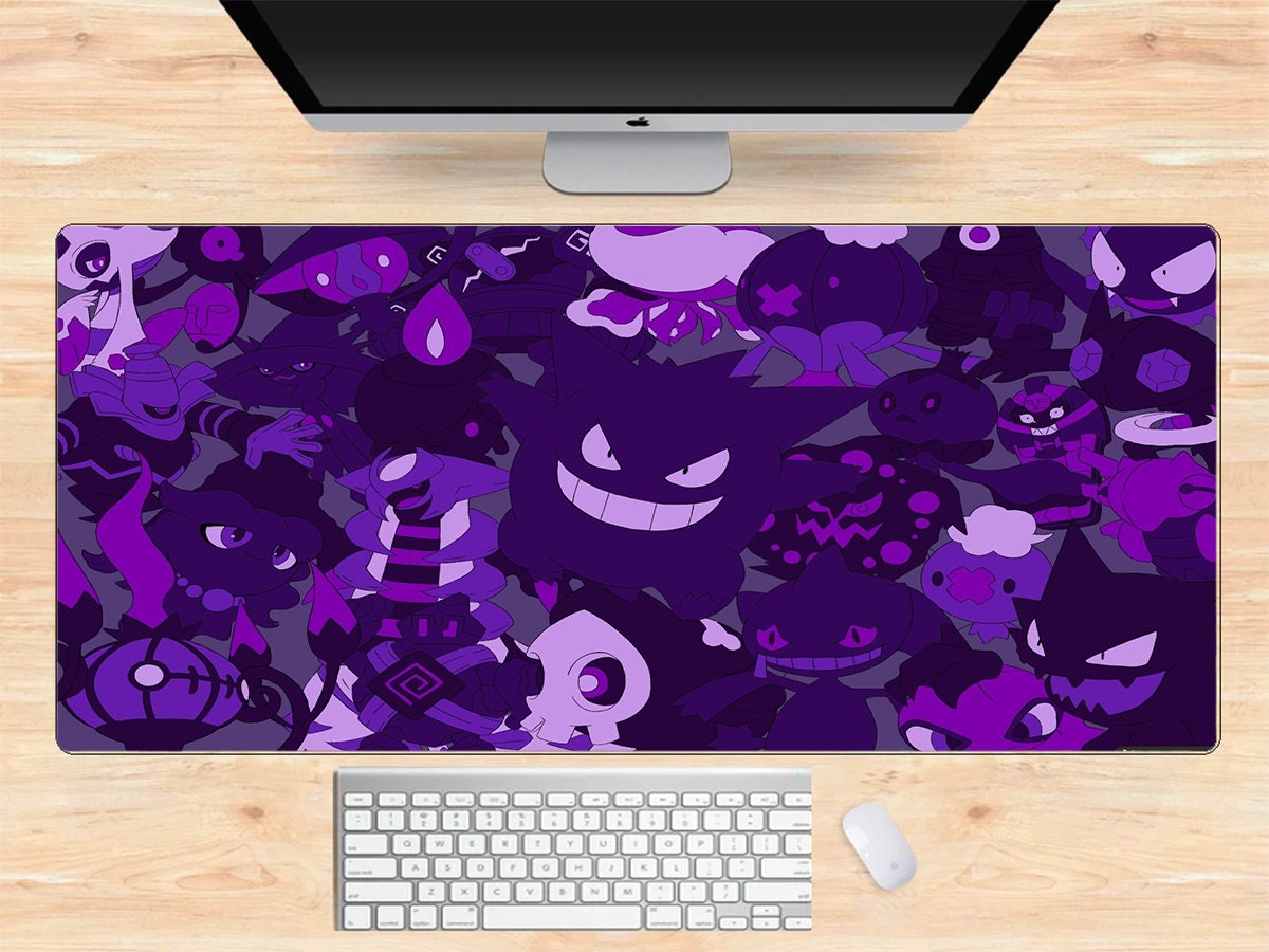 Ghost Pokemon XXL Mousepads Mouse Pad XXL Kawaii Desk Mat - Etsy
