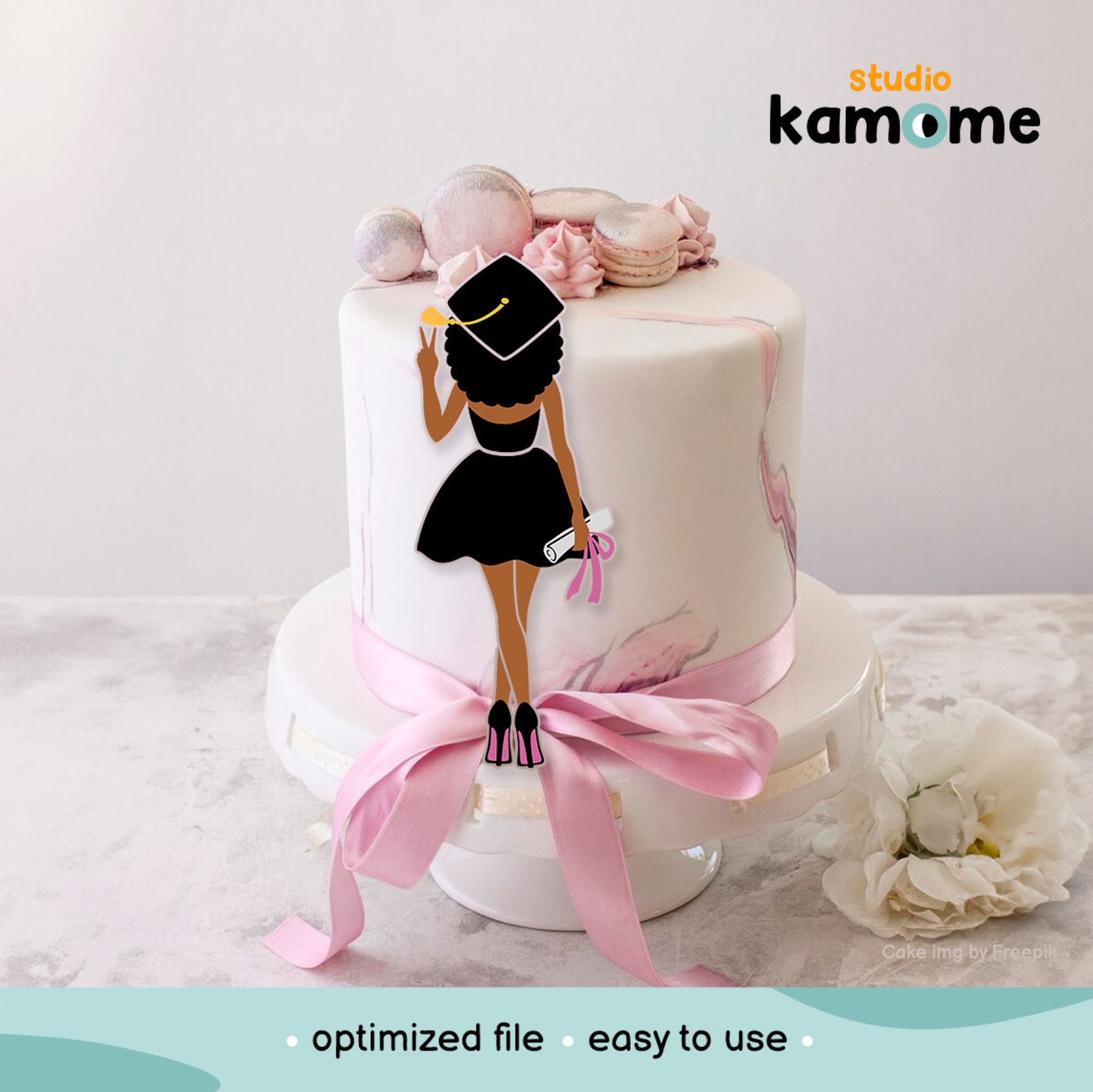 Black Girl Graduation SVG, African American Graduation Girl Svg, Senior ...