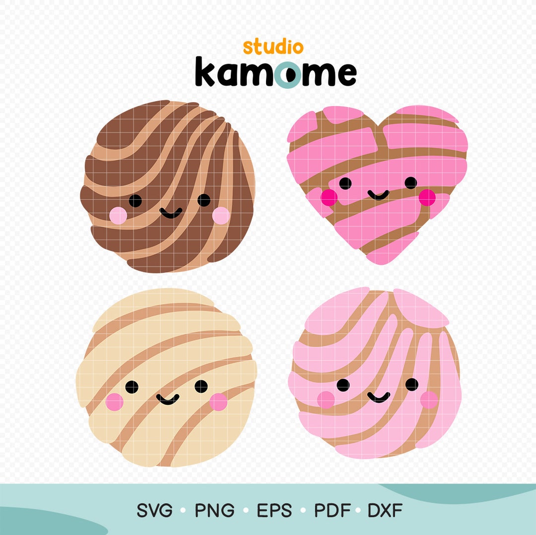 Concha SVG, Concha PNG, Cute Concha Cut File, Concha Bundle, Concha ...