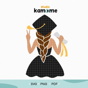 Graduation Svg, Grad Girl Svg, Graduation PNG, Graduation Silhouette ...