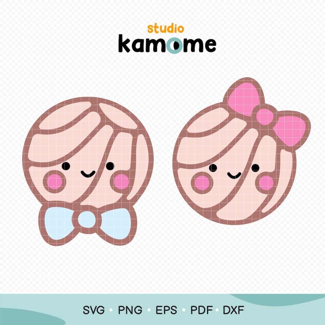 Concha Girl Boy SVG, Concha Bundle SVG, Cute Concha Cut File, Concha ...