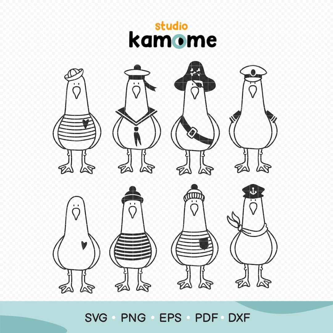 Seagull Bundle SVG, Seagull Bundel PNG, Seagull Cut File,cricut ...