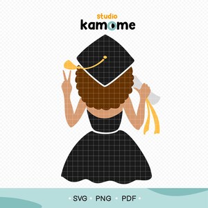 Graduation Svg, Grad Girl Svg, Graduation PNG, Graduation Silhouette ...