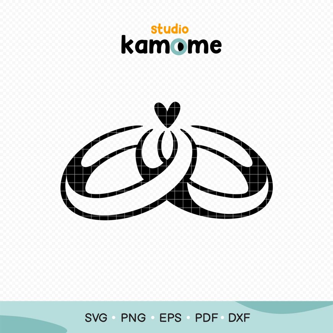 Marriage Rings Svg, Wedding Rings Svg, Ring Svg, Rings Heart Svg ...