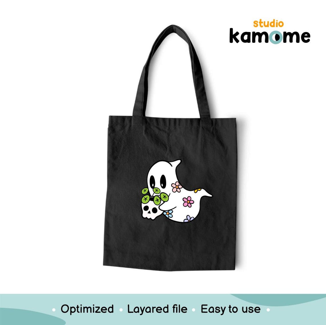 Cute Ghost Plan Svg , Halloween Ghost Palnt SVG, Ghost Plant Png ...