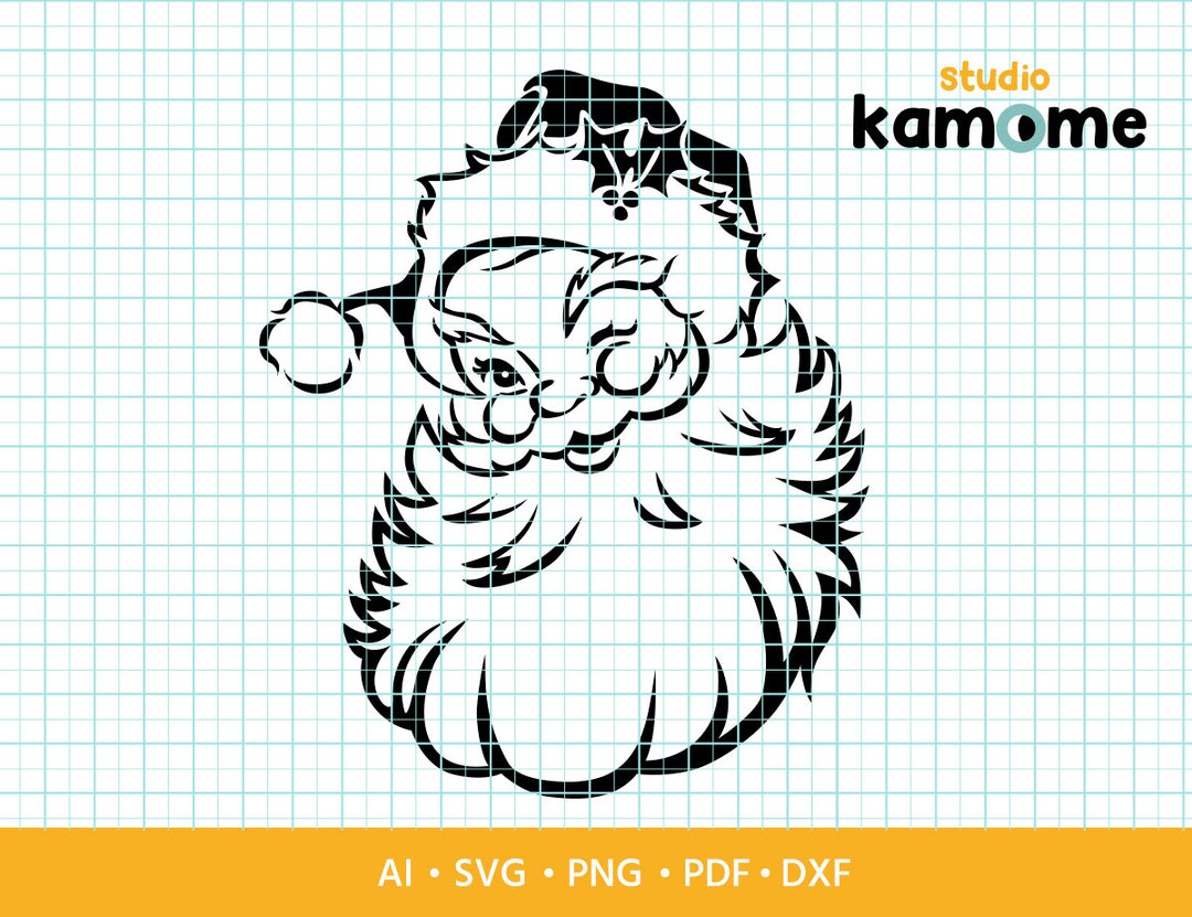 Santa SVG, Christmas SVG, Santa Claus Svg, Santa Claus Png, Santa Cut ...
