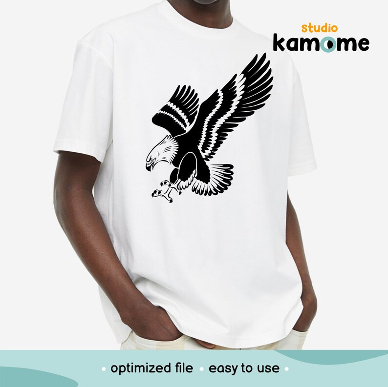 Flying Eagle Svg, Flying Eagle Vector Png, Bald Eagle Svg , Eagle Cut ...