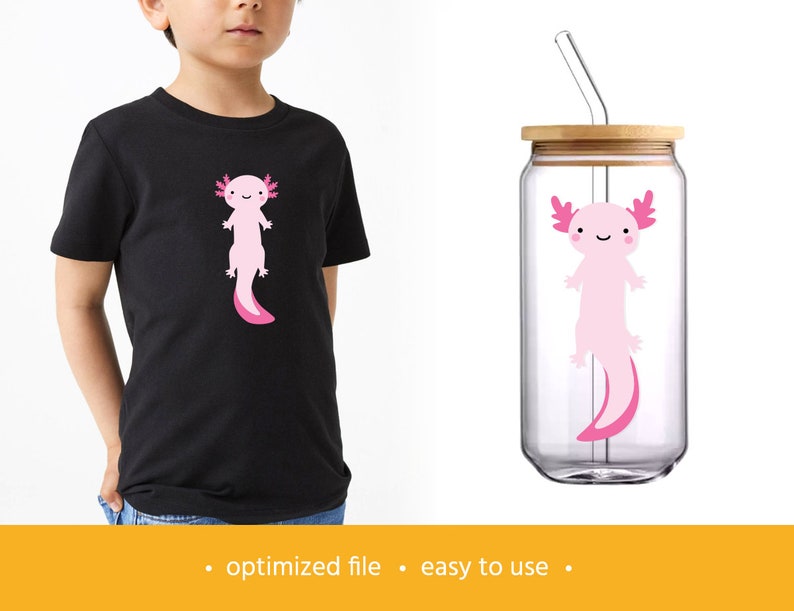 Axolotl SVG, Axolotl PNG, Cute Axolotl Cut File, Three Axolotls ...