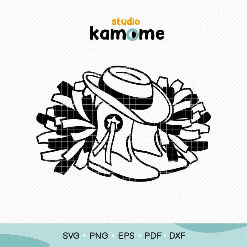 Dance Boot Hat Svg - Etsy