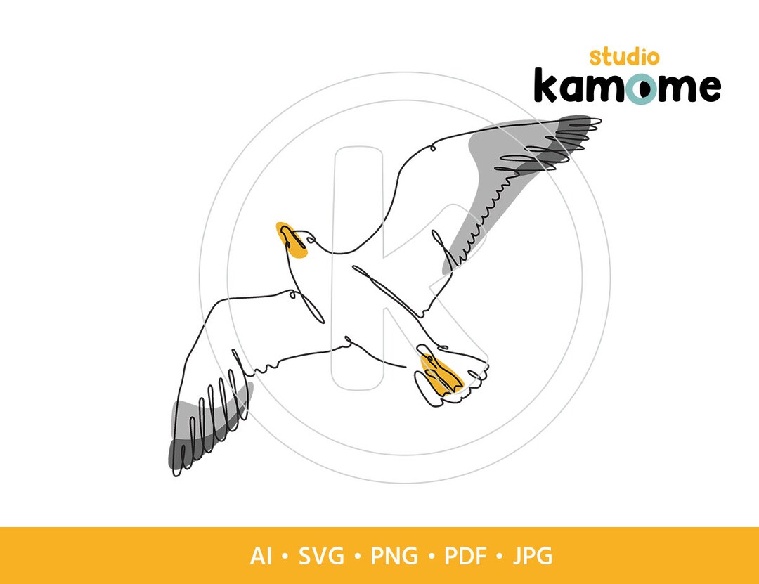 Seagull SVG Gull SVG Seagull Clipart Seagull Vector - Etsy