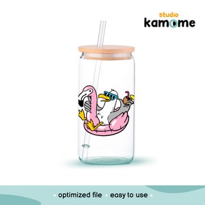 Seagull Pool Flamingo SVG, Seagull Floaty Flamingo Svg, Seagull PNG ...