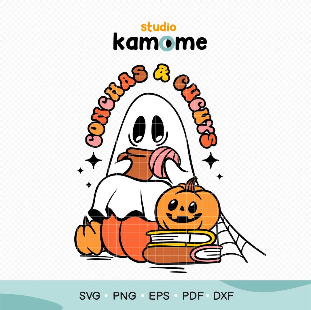 Conchas Cucuys Png Svg, Spooky Conchas SVG, Halloween PNG, Concha PNG ...