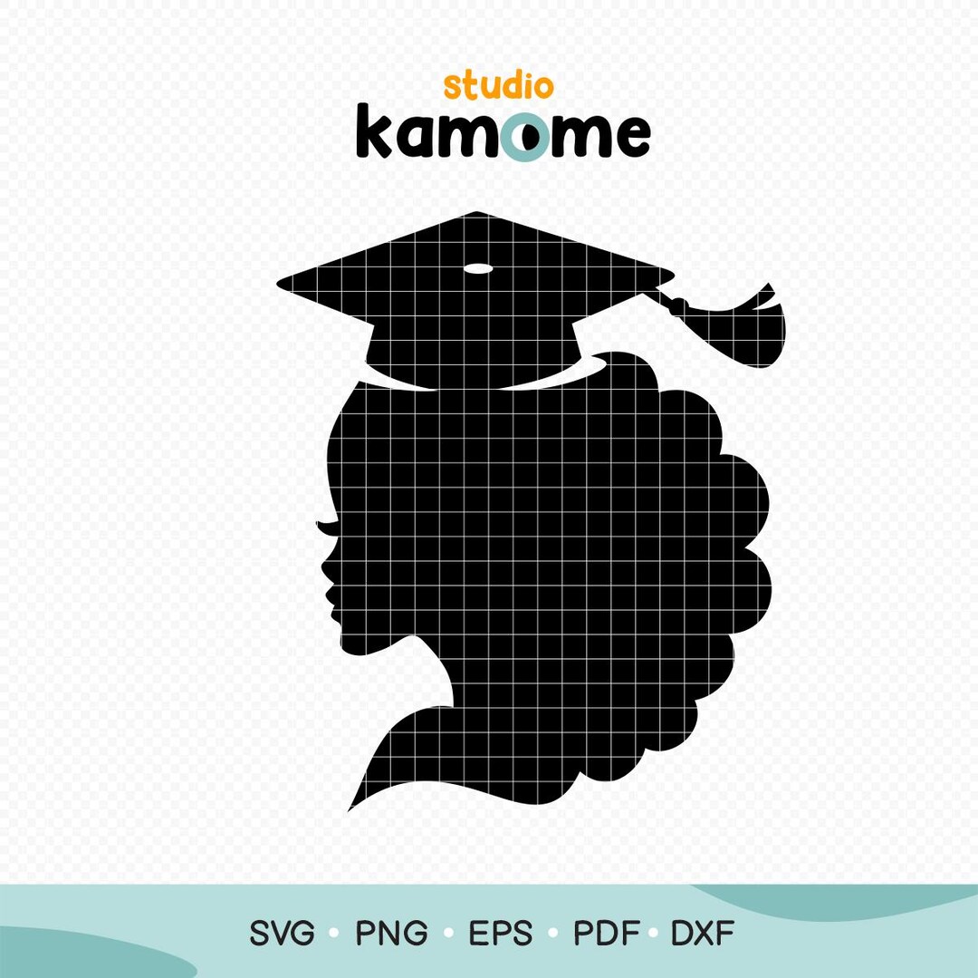 Senior Graduation Black Girl SVG, African American Graduation Girl Svg ...