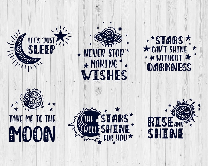 Space Svg, Inspirational Quotes Svg Bundle, Kids Quotes Wall Art, Funny ...