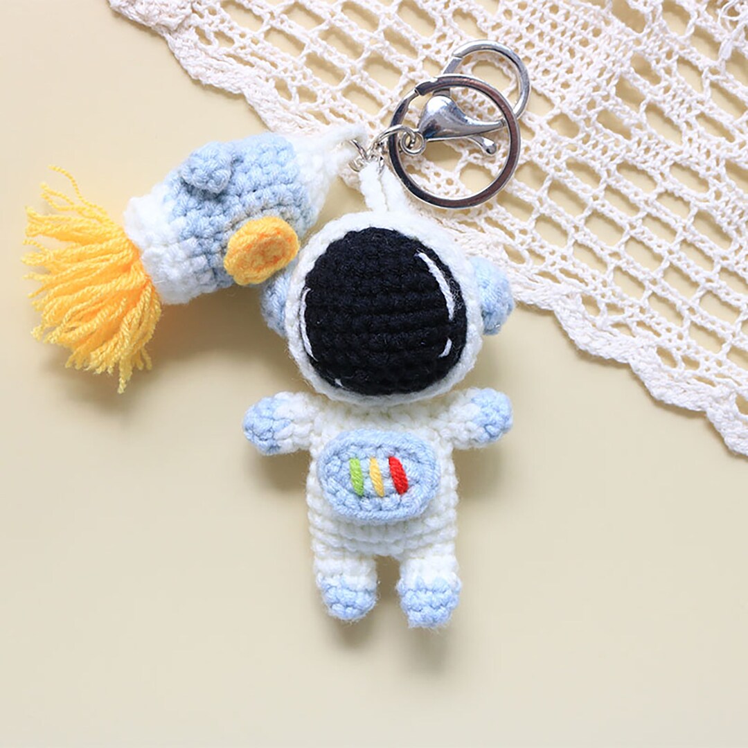 Crochet Astronauts Amigurumi, Finished Dolls, Keychains, Pendants, Bag ...