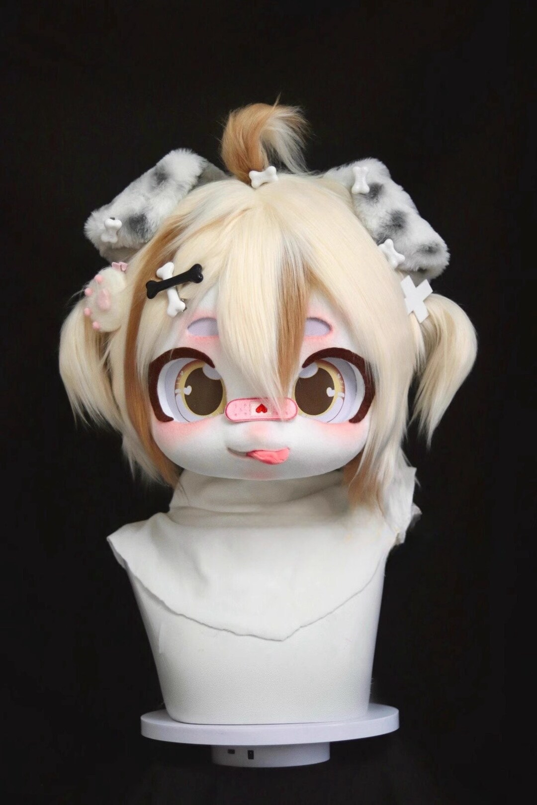 Kig Furry Head Base Big Eyes Kig Dog Fursuit Mask Base Dog Kemono Furry ...