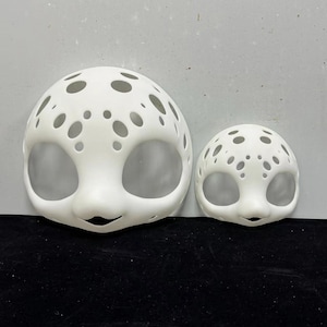 Small Furry Head Base for Kids Kig Custom Fursuit Mask Base Wolf Dog ...