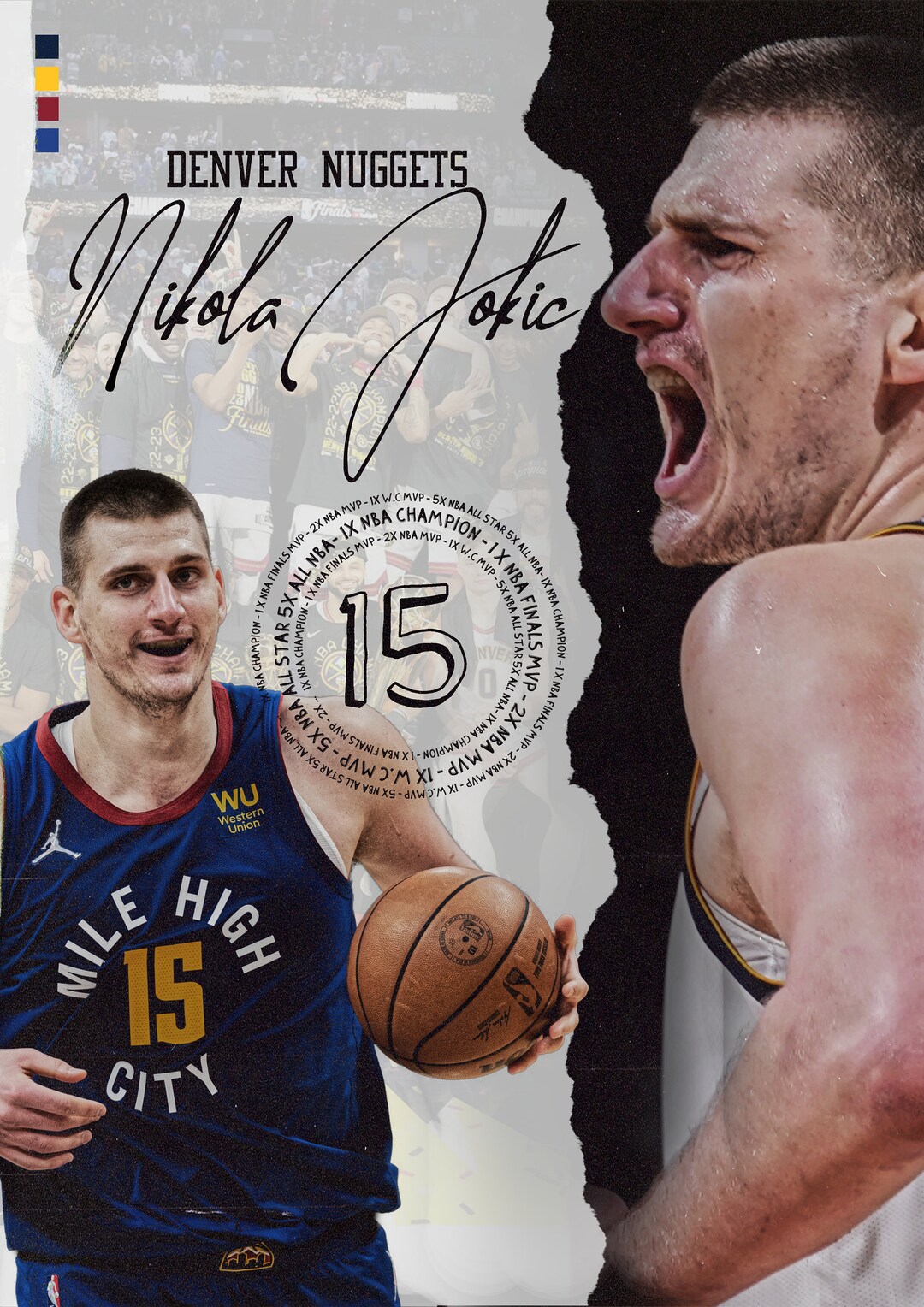 Nikola Jokic Digital Print - Etsy