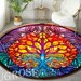 Tree of Life, Tree of Life Rug, Tree of Life Decor, Round Rug,tree of ...