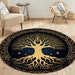 Tree of Life, Tree of Life Rug, Tree of Life Decor, Round Rug,tree of ...