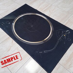 Record Rug Record Patterned Rug Record Player Rugold Wooden - Etsy