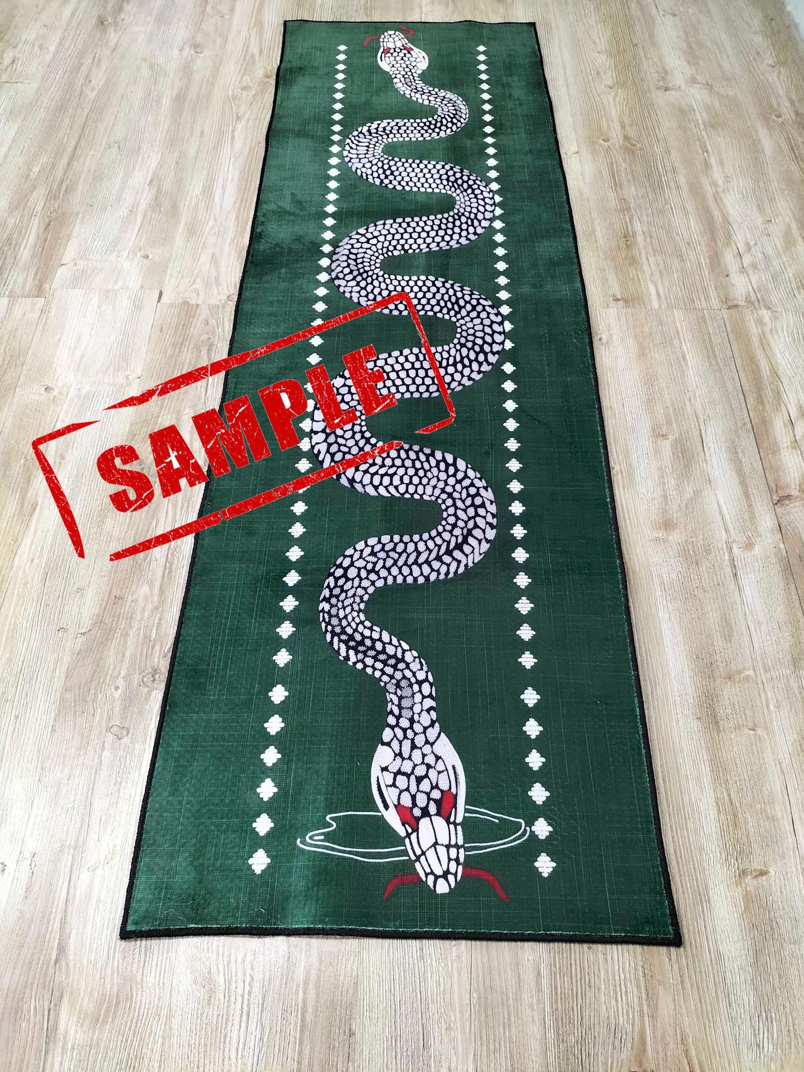 Snake Runner Rug, Modern Hallway Decor - Etsy